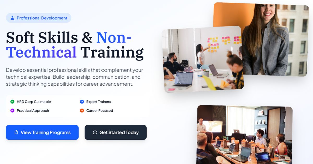 Professional Soft Skills Training Hub - Leadership & Communication | Taming Tech